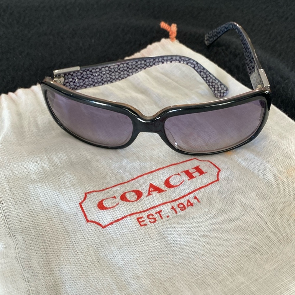 Coach Sunglasses Black/Gray Gradiant Frames, No Case - Gem